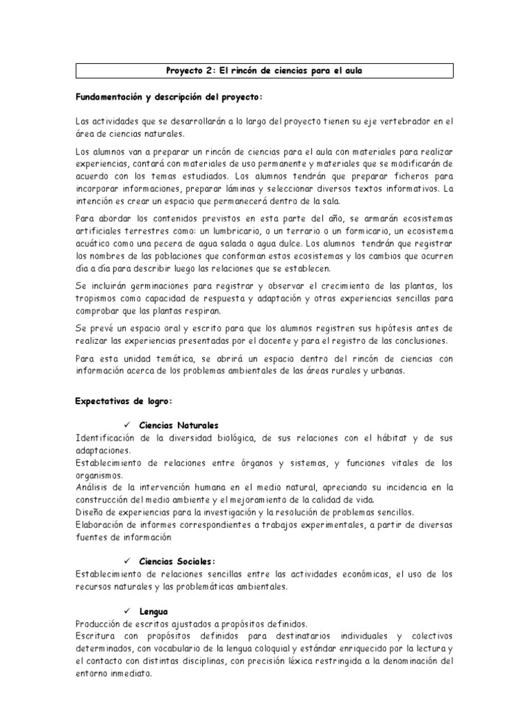 El Rincon de Ciencias | PDF | Ecosistema | Biodiversidad