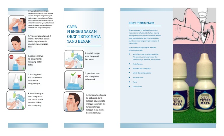 CARA PENGGUNAAN OBAT TETES MATA YANG BENAR | PDF