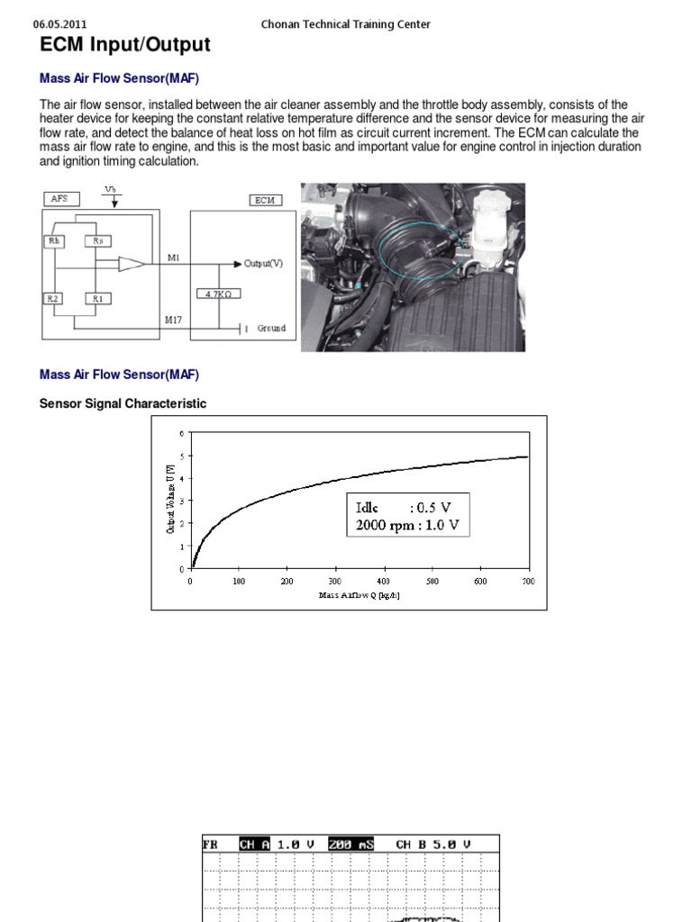 ECM Input Output | Throttle | Fuel Injection
