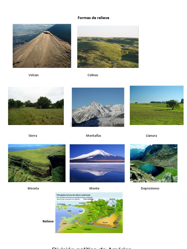 Formas de Relieve | PDF | Aritmética | Geometría