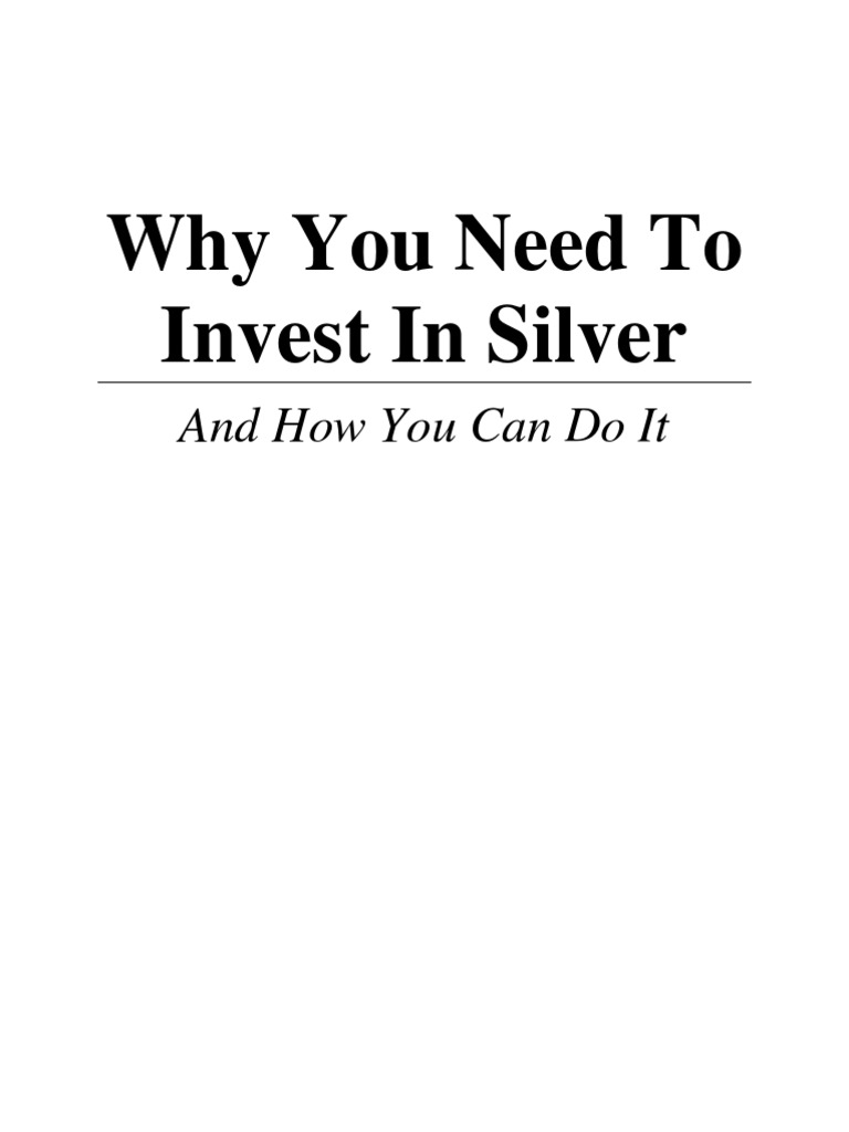 Silver Guide | PDF | United States Dollar | Money