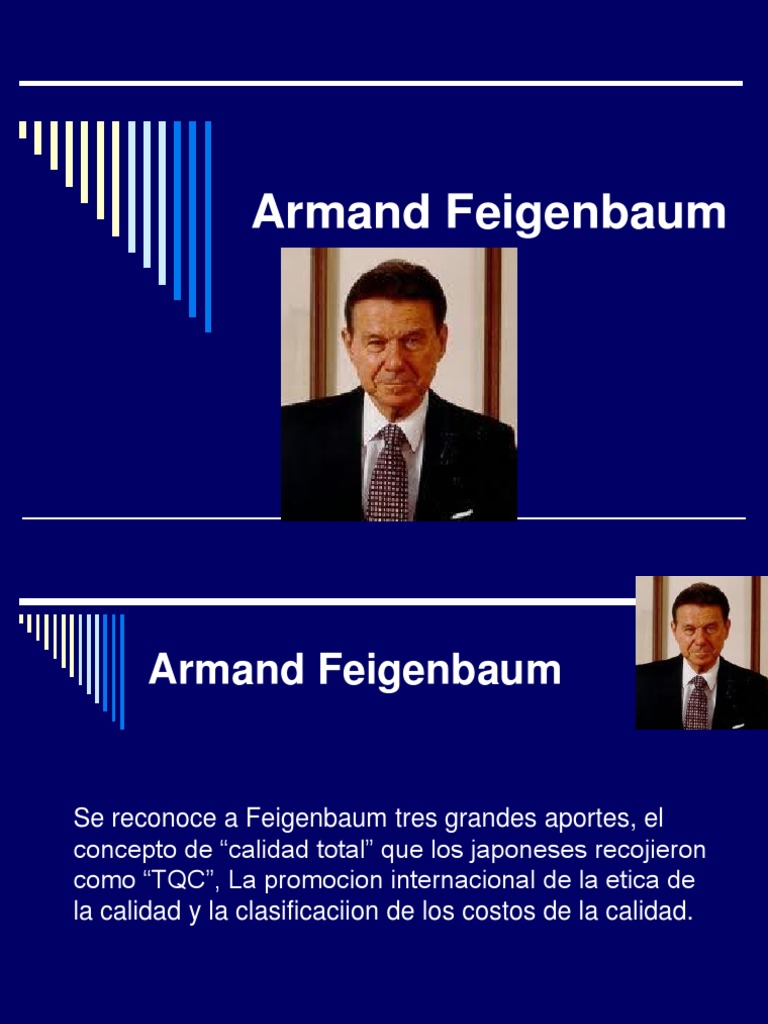 Armand Feigenbaum | PDF | Calidad (comercial) | Economias