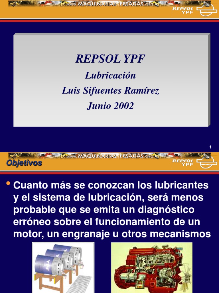 Curso Lubricacion Repsol Ypf | PDF | Lubricante | Materiales