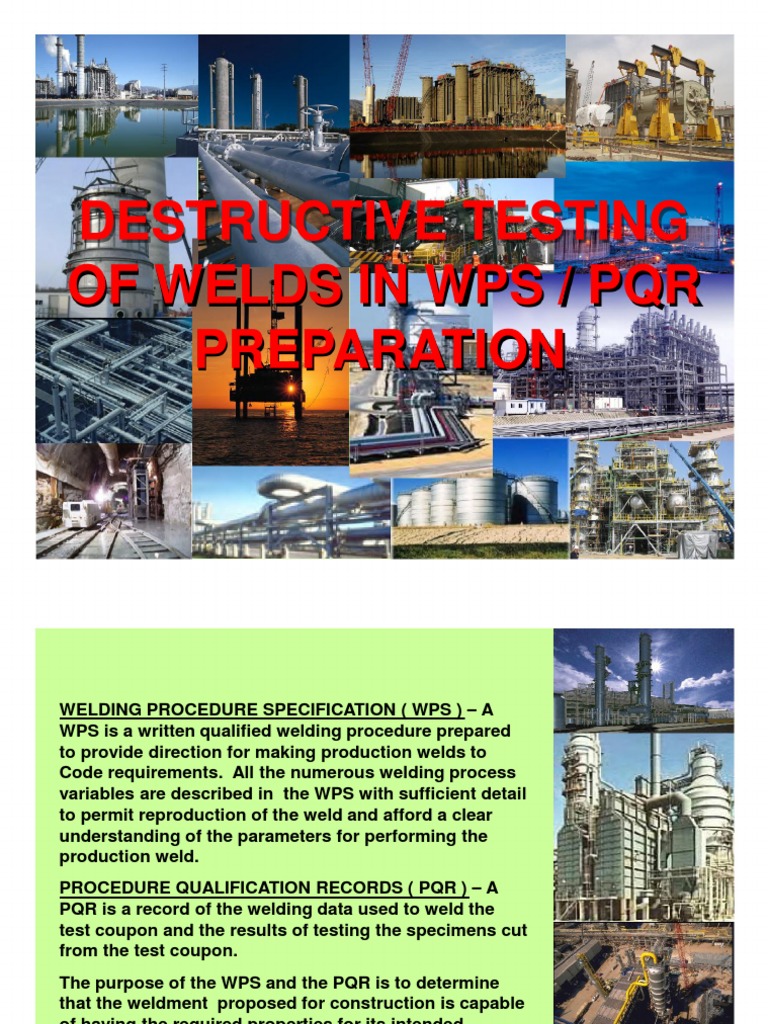 Destructive Testing of Welds in WPS-PQR Preparation | PDF | Hardness ...