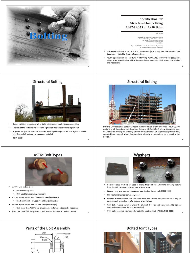 Structural Bolting Fundamentals: An In-Depth Review of Bolt Types ...