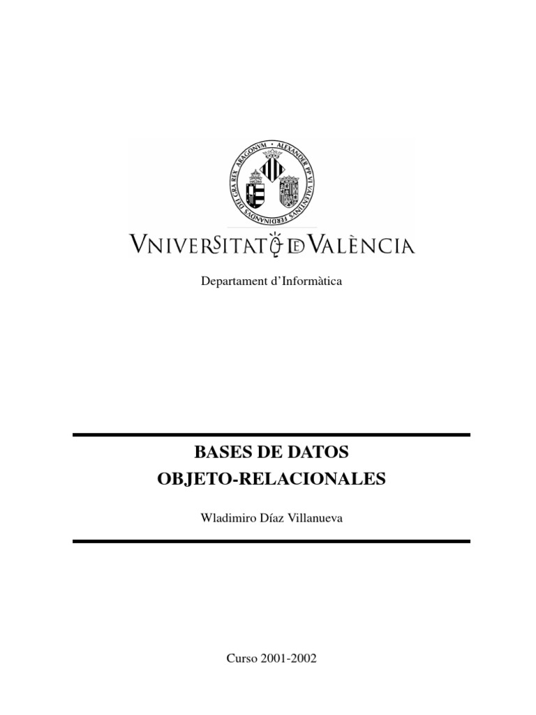 Oracle Pdf Sql Base De Datos Relacional