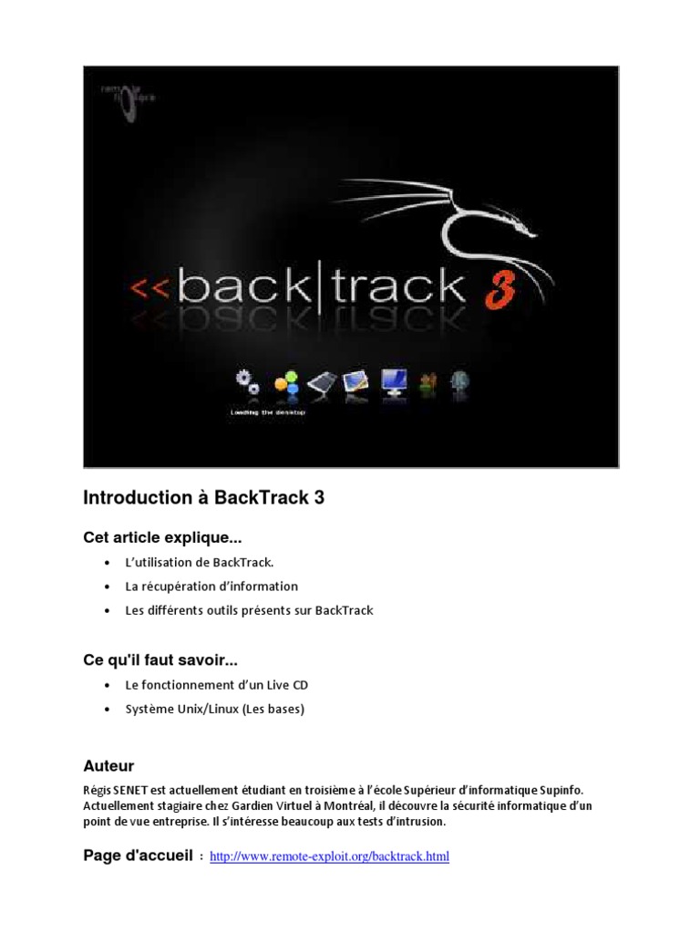 Backtrack PDF | PDF