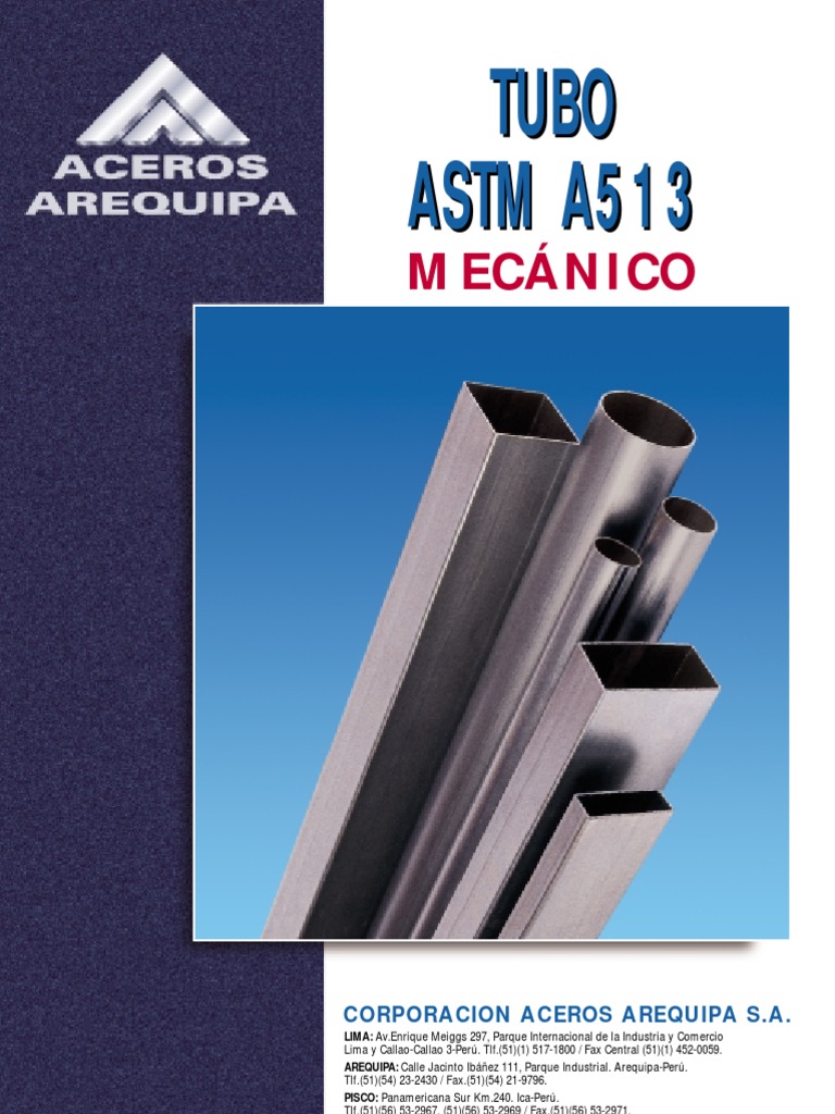 Tubo Astm A513 | PDF | Tecnología
