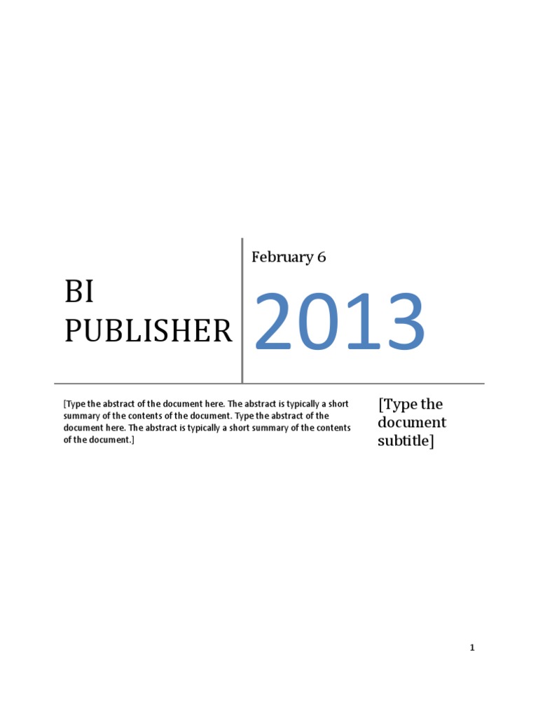 3 Oracle Bi Publisher 11g Page Layout Oracle Database