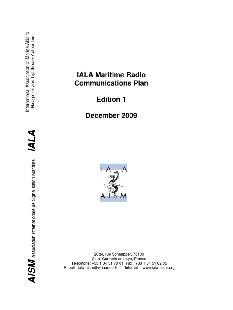 IALA Maritime Radio Communications Plan | PDF | Radio Spectrum | High ...