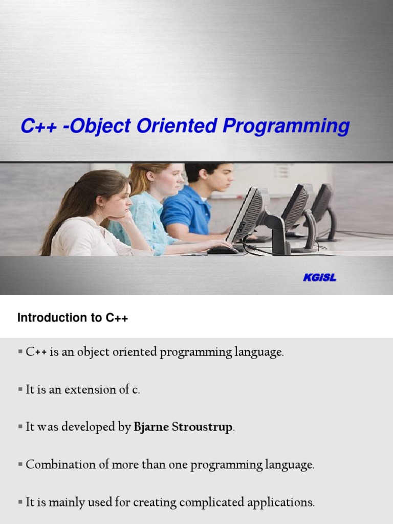 C Workshop Ppt Object Computer Science Object
