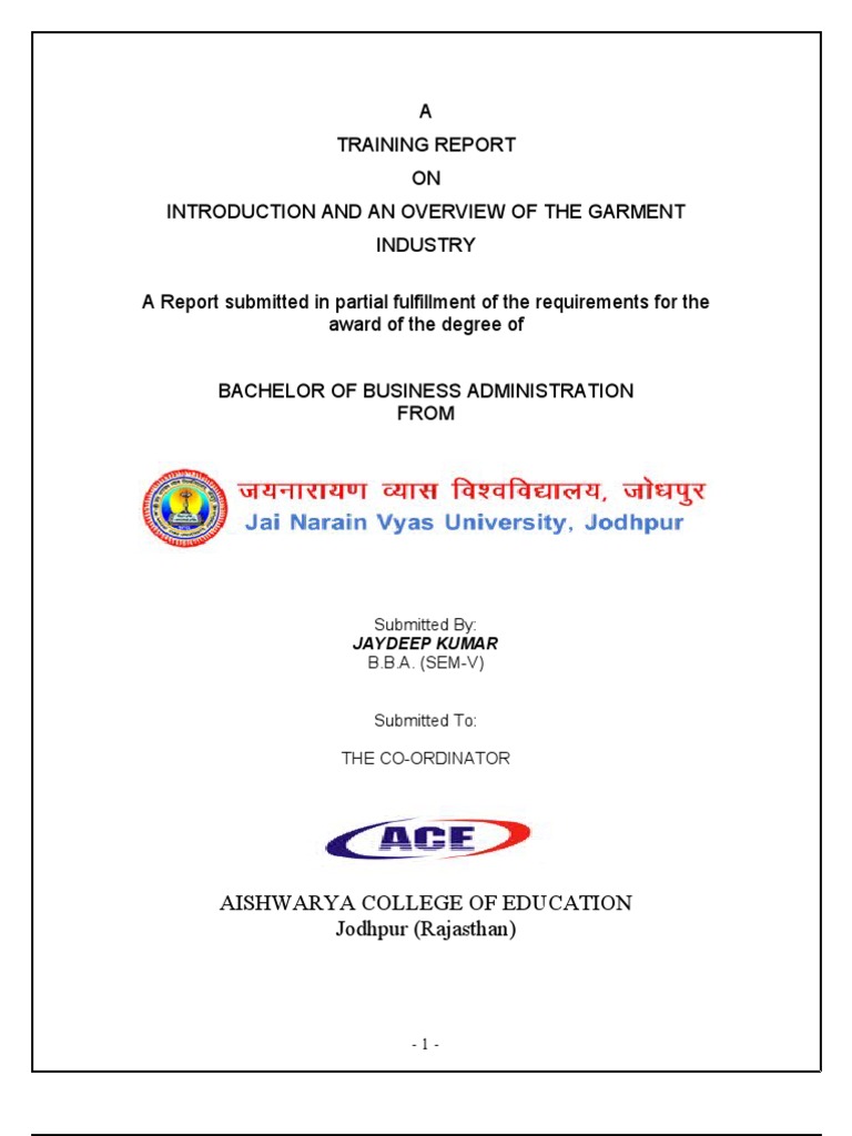 Readymade Garment Industry | PDF | Textiles | Clothing