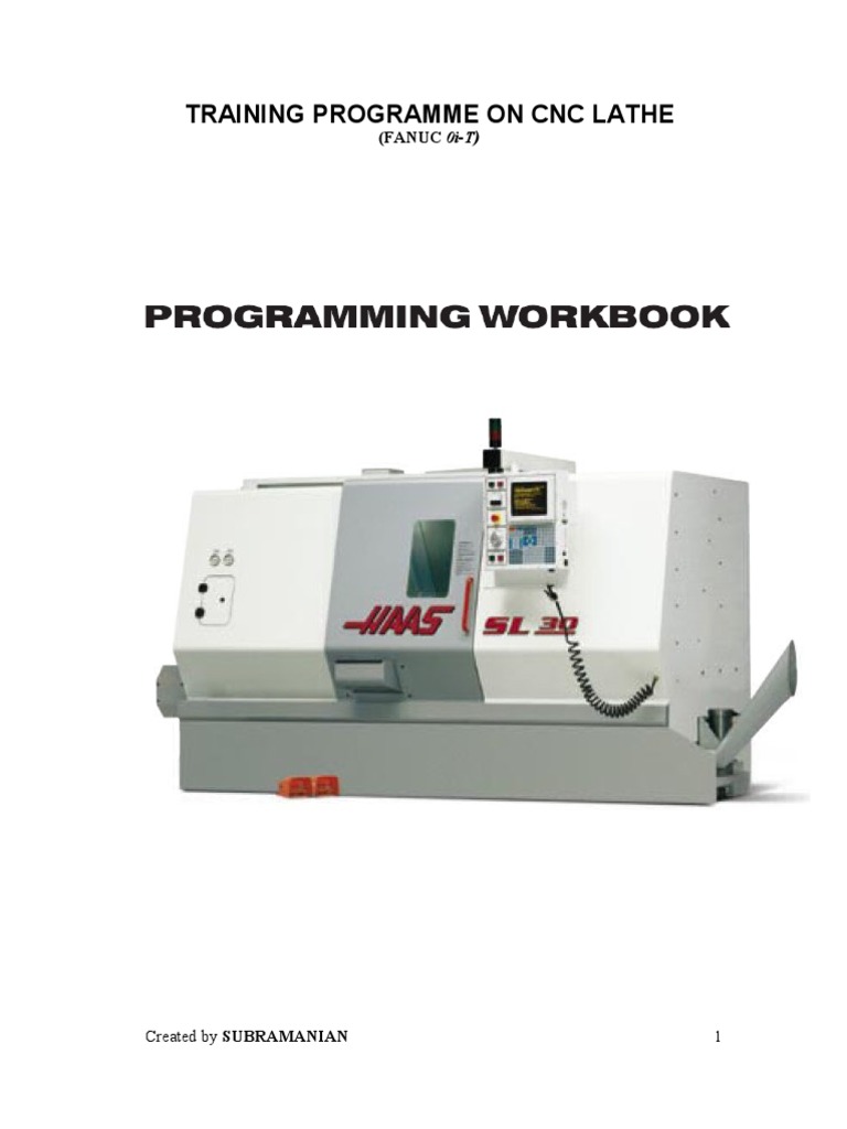 Training Programme On CNC Lathe | PDF