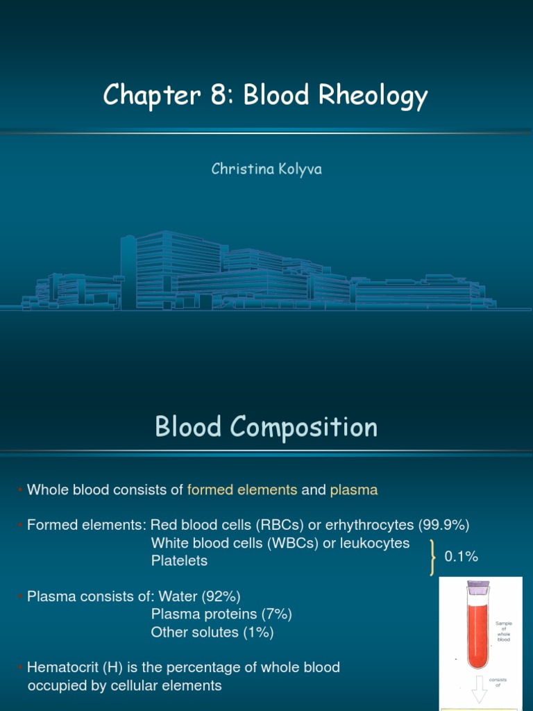 Blood Rheology | PDF | White Blood Cell | Red Blood Cell