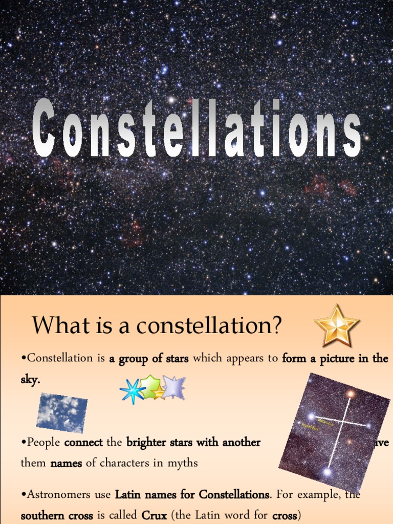 Constellation Presentation | PDF | Constellation | Stars