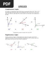 Angle Pairs Sorting Activity | PDF