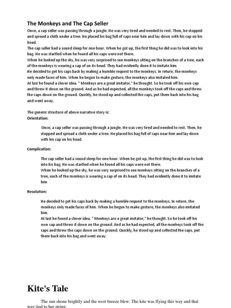 Contoh Narrative Essay 2 | PDF | Snow White | Duck