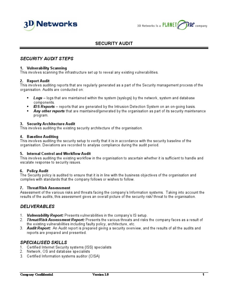 Comprehensive Security Audit Guide | PDF