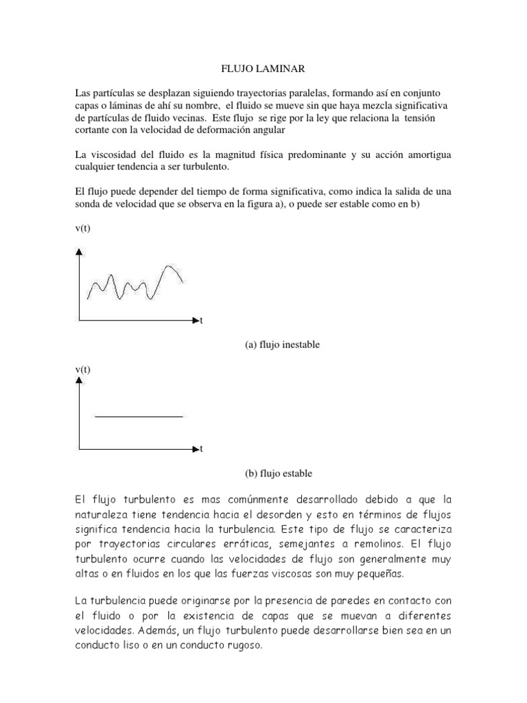 FLUJO LAMINAR