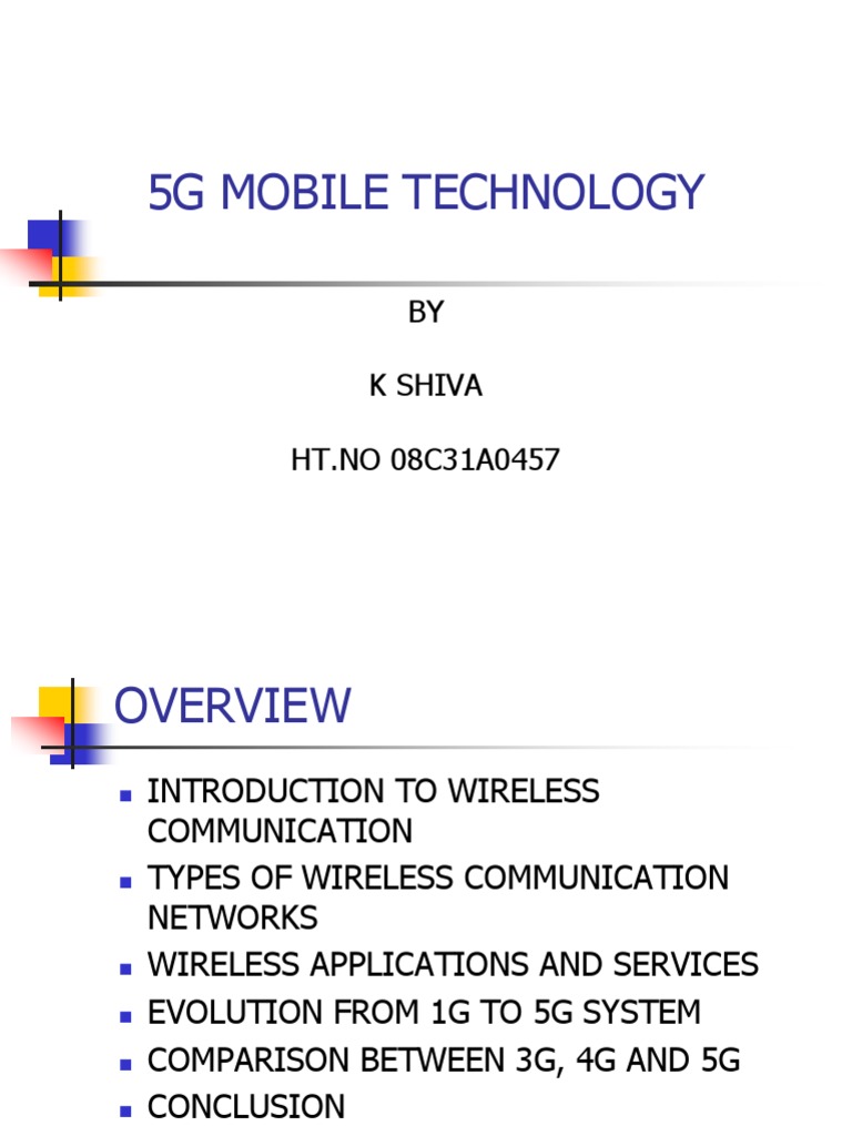 5g Mobile Technology | PDF | 3 G | Wireless Lan