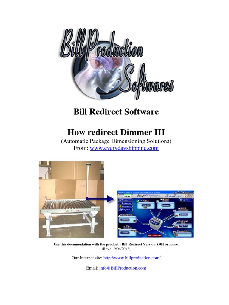 Bill Redirect Dimmer Package Dimensioning | PDF | Computer Keyboard ...
