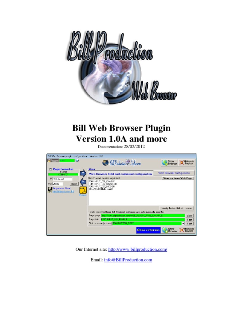 Bill Web Browser Plugin | PDF | Web Page | World Wide Web