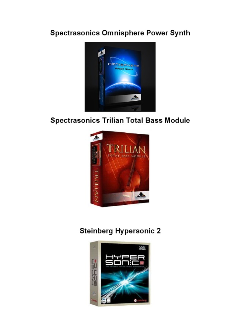 Spectrasonics Omnisphere Power Synth | PDF | Bass Guitar | Synthesizer