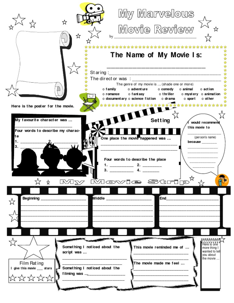 Film Review Template | PDF