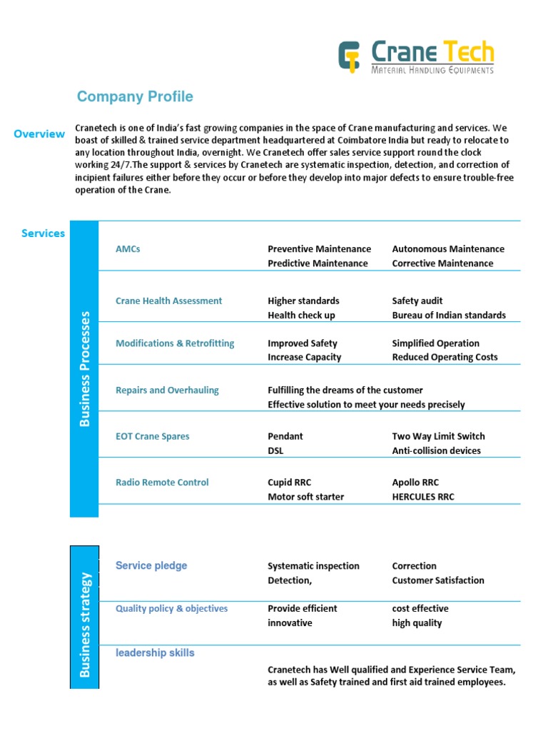 Cranetech Material Handling Eqipment | PDF | Crane (Machine) | Industries