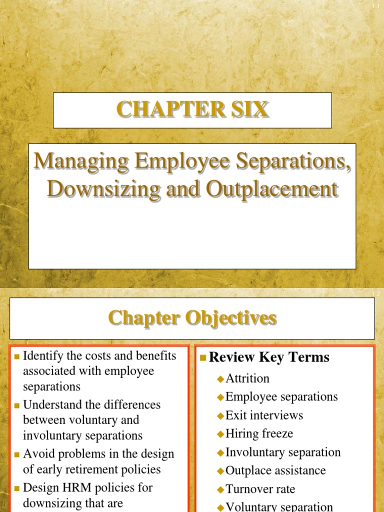 Managing Downsizing and Employee Separation | PDF | Layoff | Turnover (Employment)