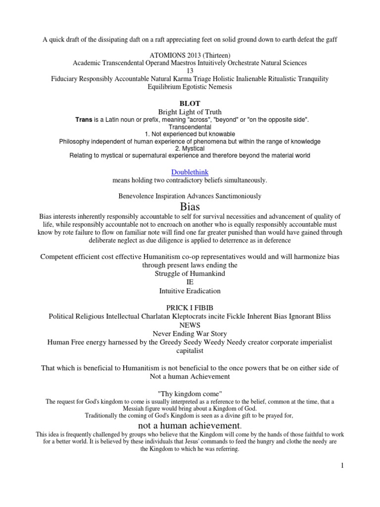 A Quick Draft of The Dissipating Daft On A Raft Appreciating Feet On ...