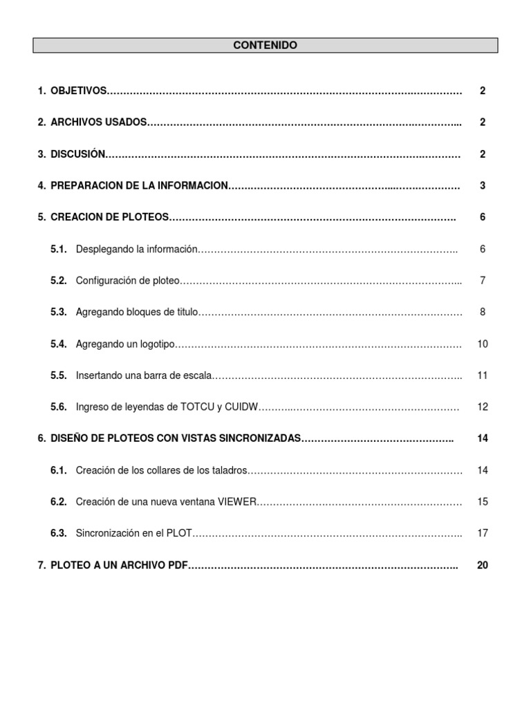 Manual de Ploteo en MineSight 3D | PDF | Formato de Documento Portable ...