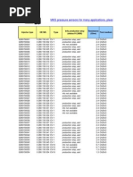 Bosch Injector Flow Rate, Part Code and Resistance Table PDF | PDF