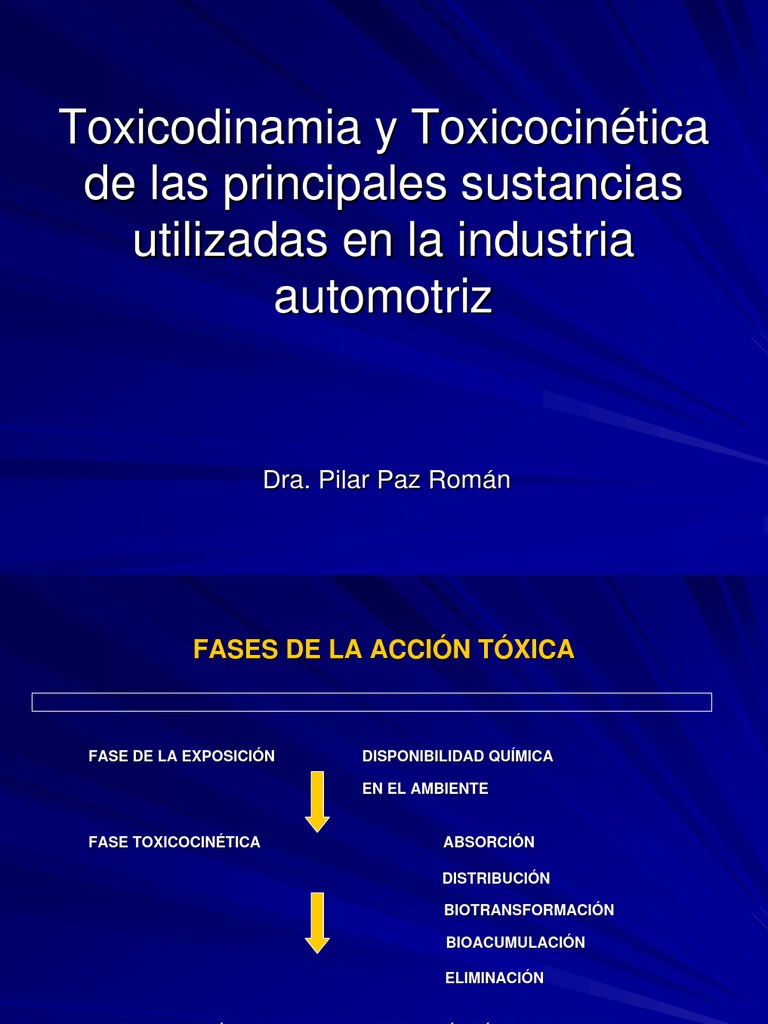 Toxicodinamia y Toxicocinetica | PDF