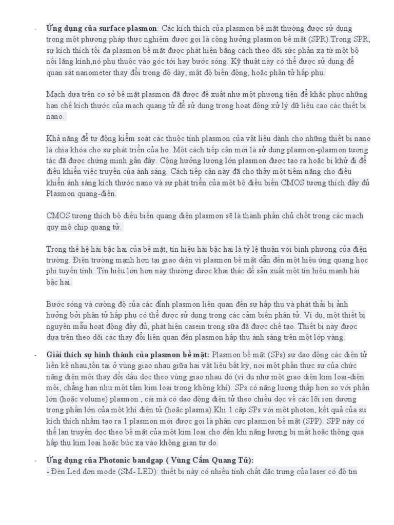 NG D NG C A Surface Plasmon | PDF