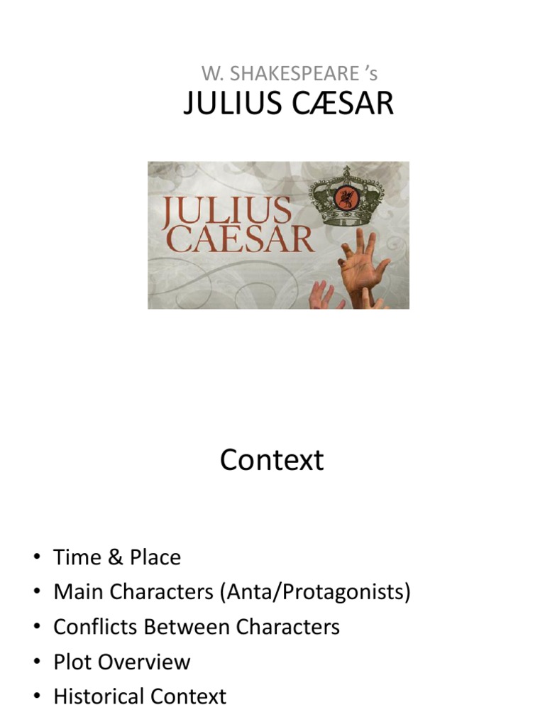 Understanding Julius Cæsar's Characters | PDF | Religion & Spirituality ...