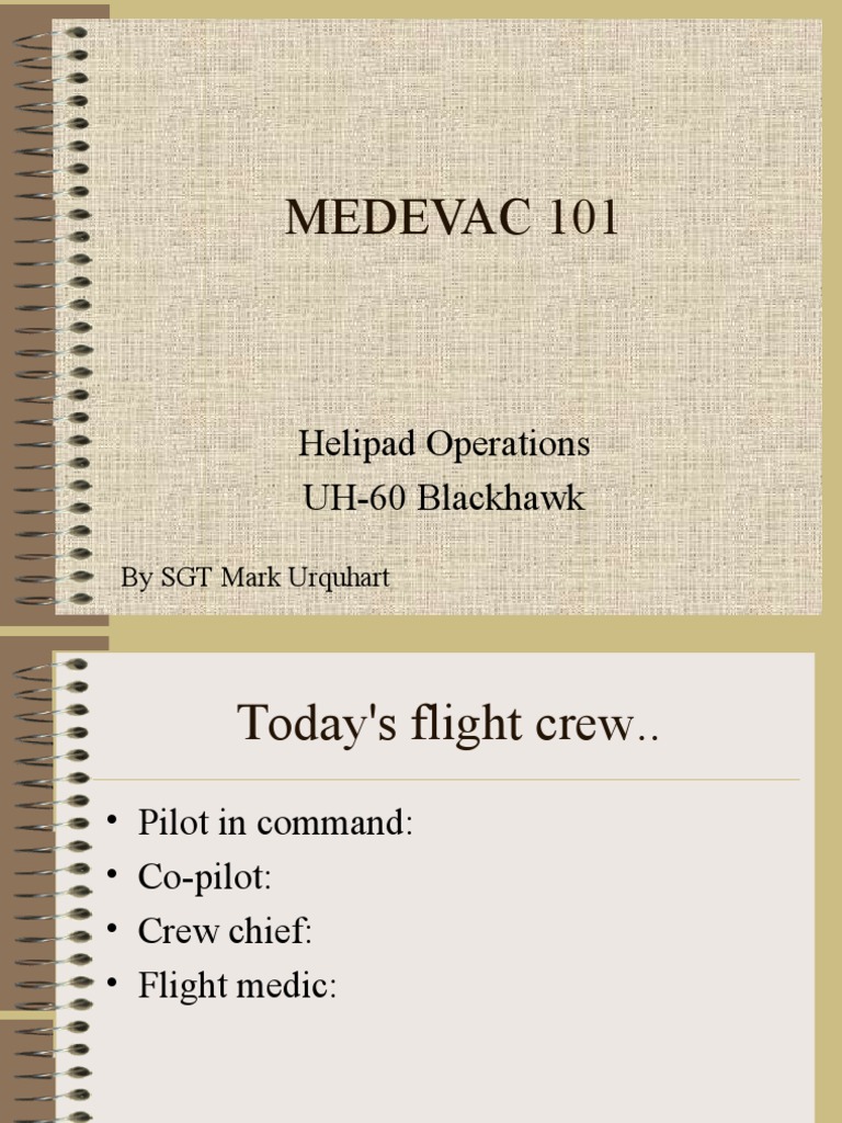 UH-60 Medevac Operations Guide | PDF | Helicopter | Aerospace
