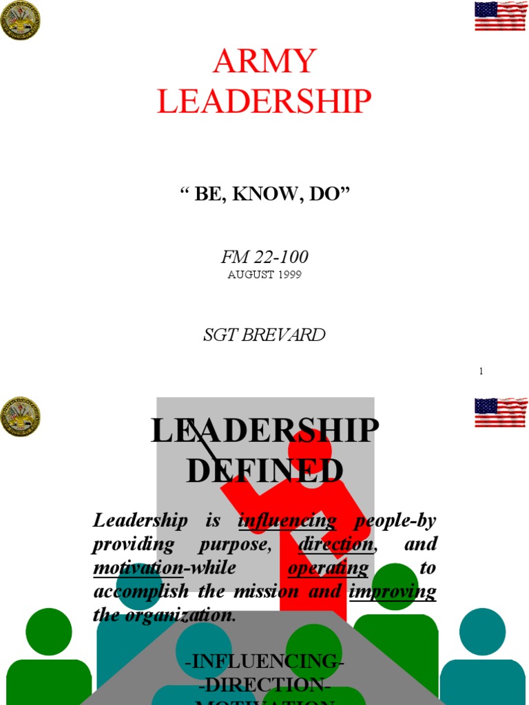 army-leadrship-be-know-do | Leadership | Leadership & Mentoring