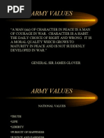 Values and Standards: of The British Army | PDF | Value (Ethics ...