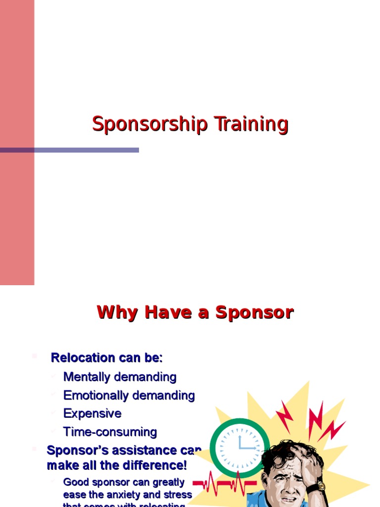 Sponsorship Training | PDF | Child Care | Relationships