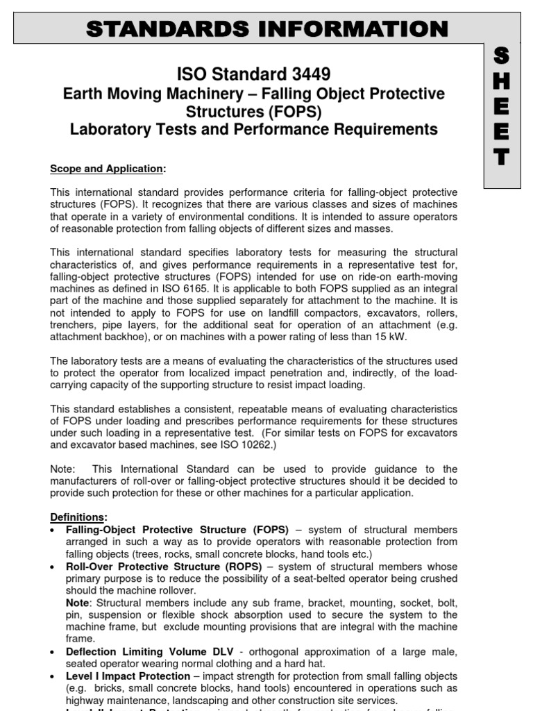 Standardiso Fops 3449 | PDF | Engineering