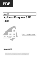 Ebook Program Sap2000 v20 | PDF | Komputer