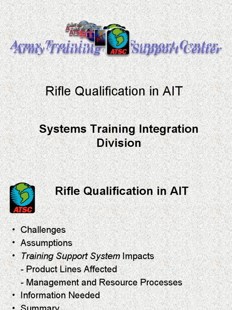 AIT Rifle Training Challenges | PDF | Ammunition | Rifle