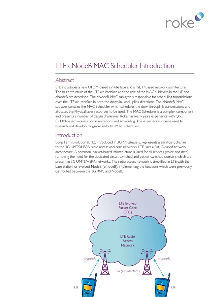 LTE Scheduler | PDF