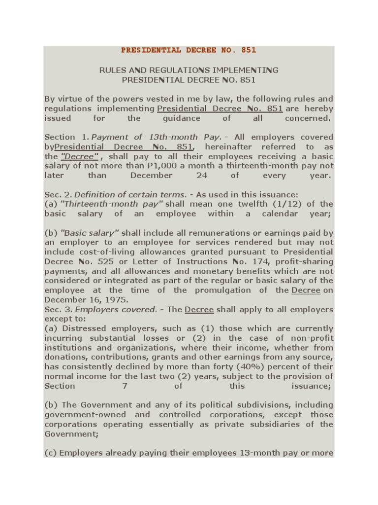 Wage Distortion and 13th Month Pay | PDF | Employment | Wage