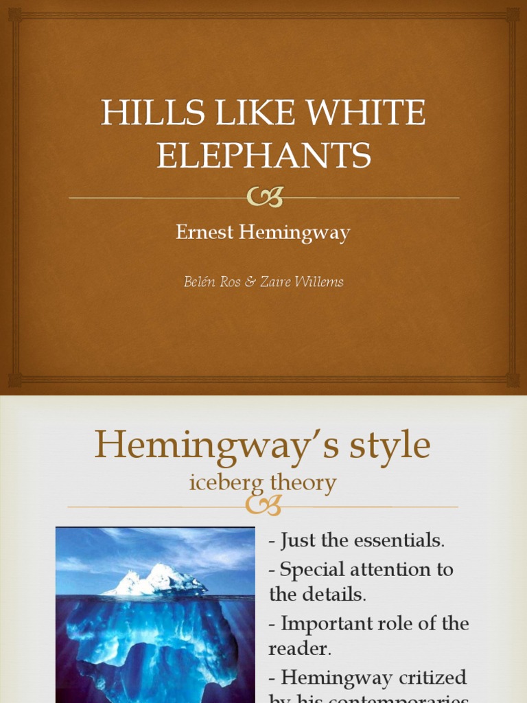 Hills Like White Elephants | PDF