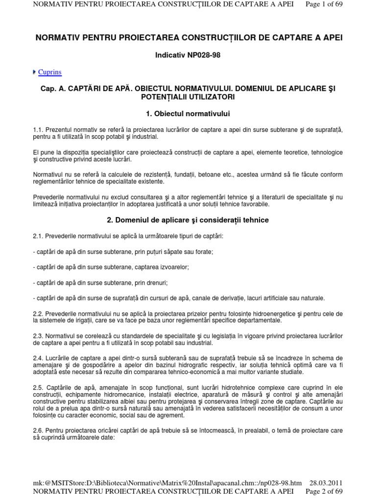 NP 028 98 Captare | PDF