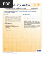 Server. Training Manual | PDF | Waiting Staff | Restaurants