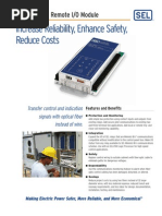 SEL-851 Feeder Protection Relay - Summary - Schweitzer Engineering ...