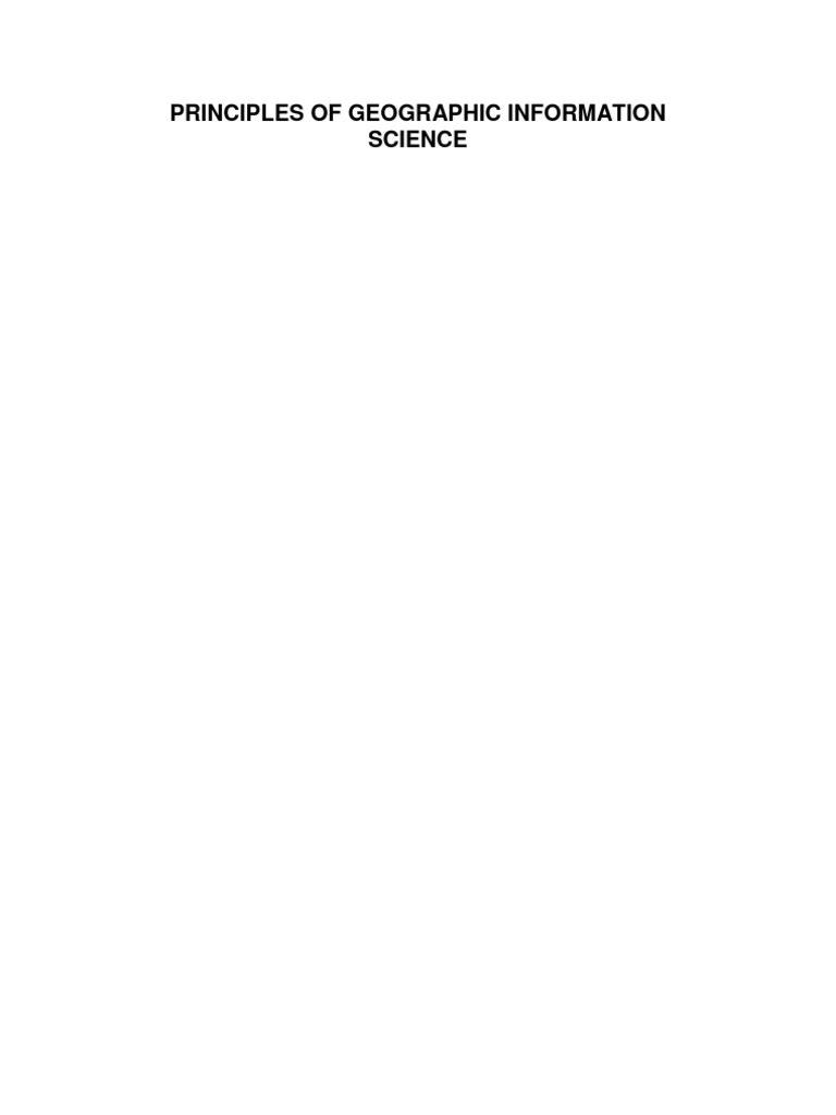 GIS Lecture Notes Encoded PDF by Sewoo.. | PDF | Geographic Information ...